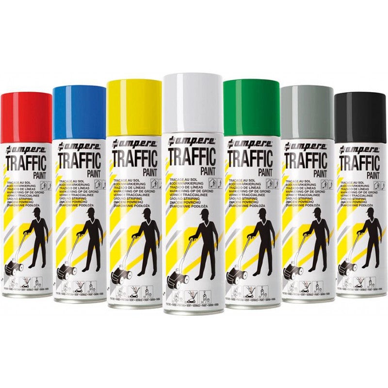 Spray de marquage au sol Traffic Paint 500ml (Par 12) | Leroy Merlin