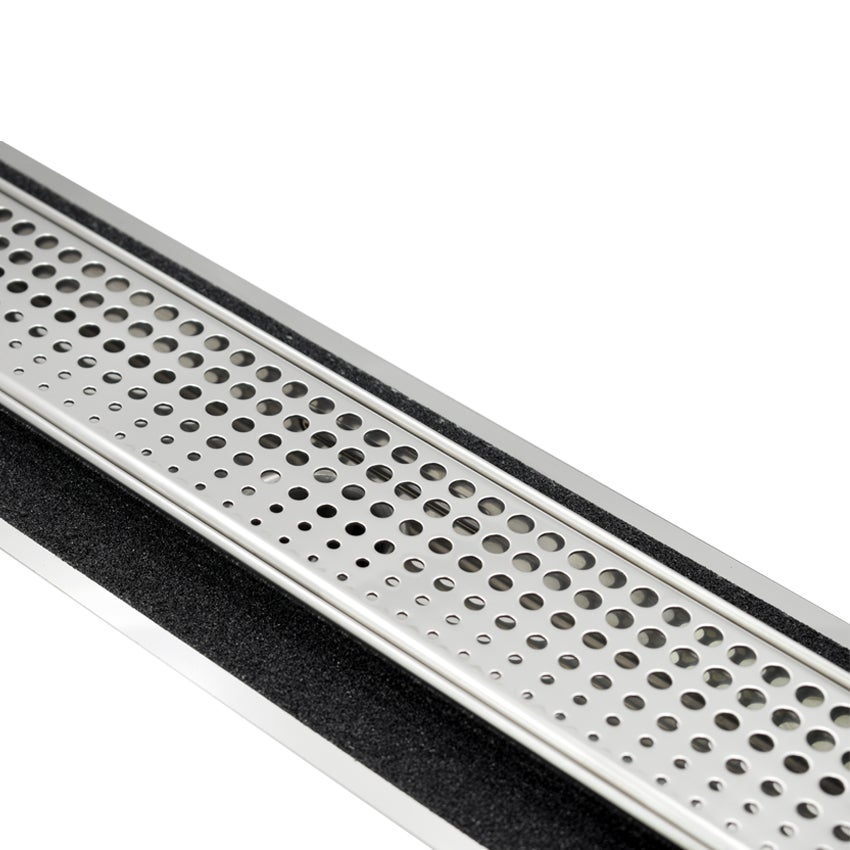 Gouttière inox style linea luxe - cercles gouttière luxe ret. l 685 mm ...