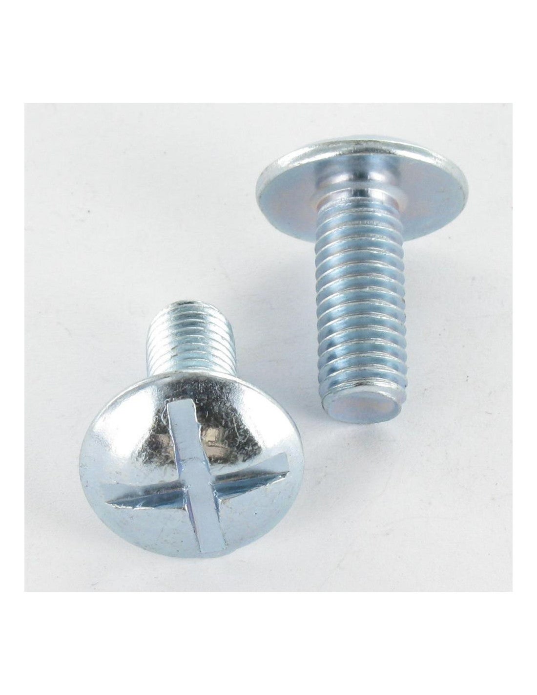 Vis Poelier tête ronde large TRL Fendue En Croix M10X65 Acier zingué-1 ...