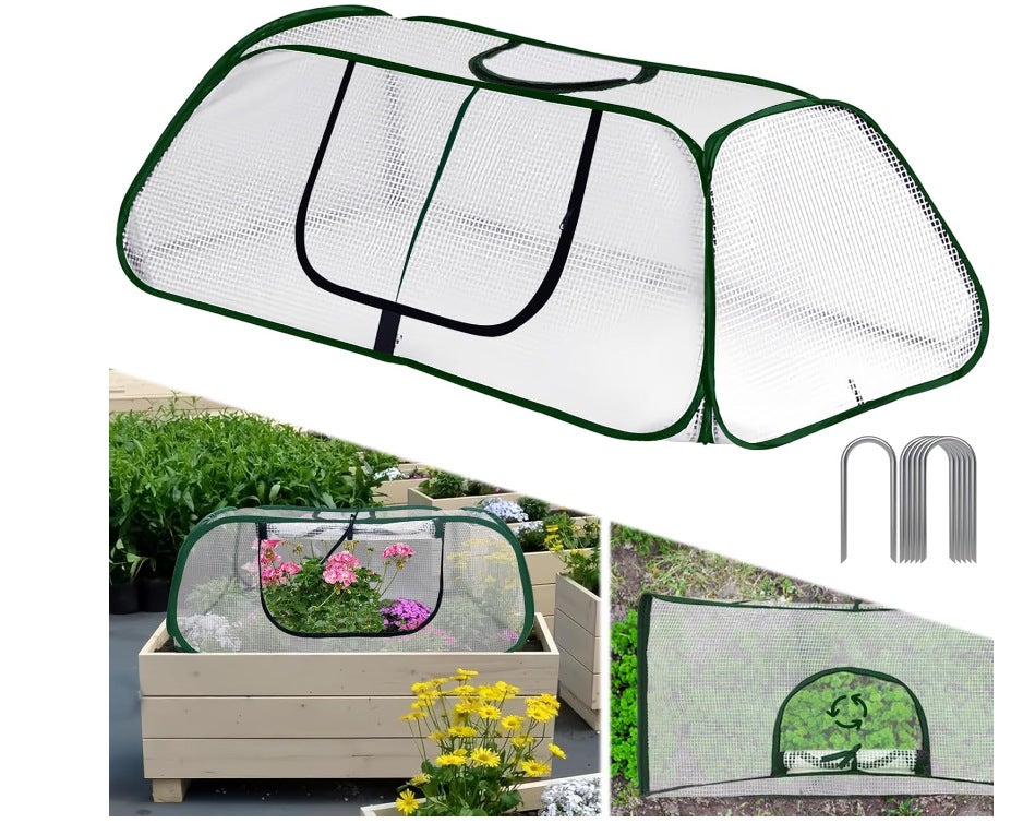 Abri de Jardin Démontable 115x50x45cm - Filet de Protection Triple ...
