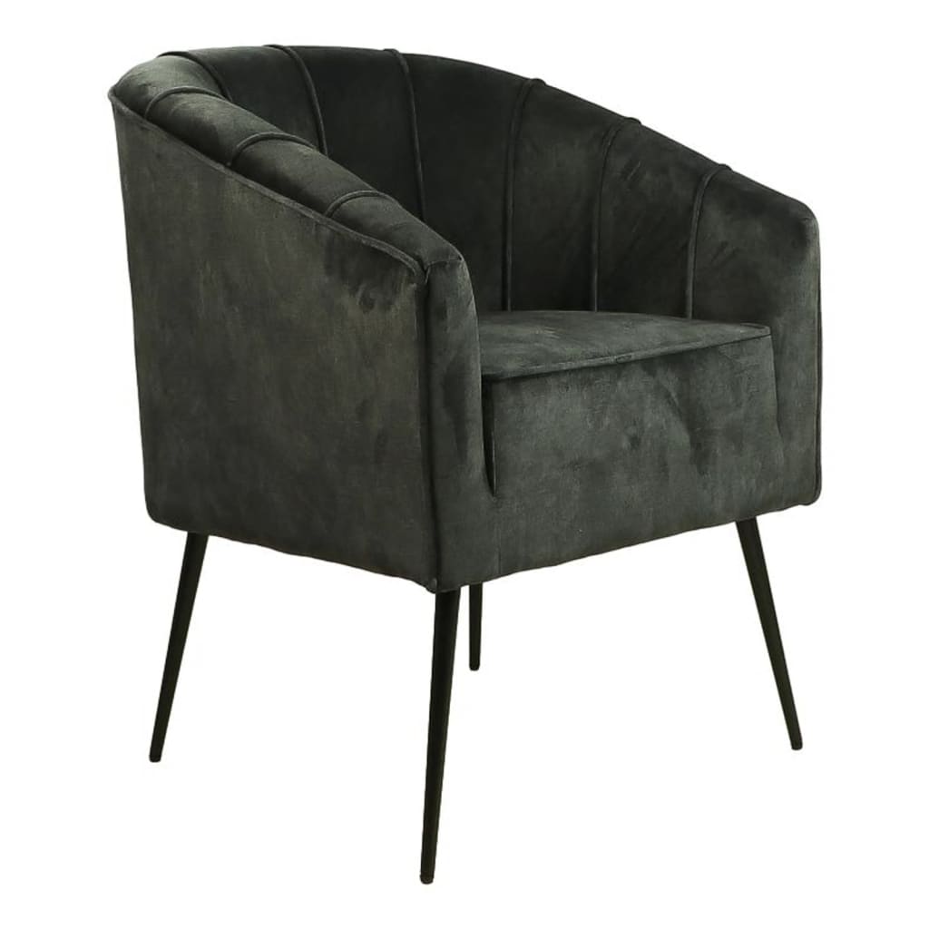 HSM Collection Silla de comedor Chester gris oscuro | Leroy Merlin