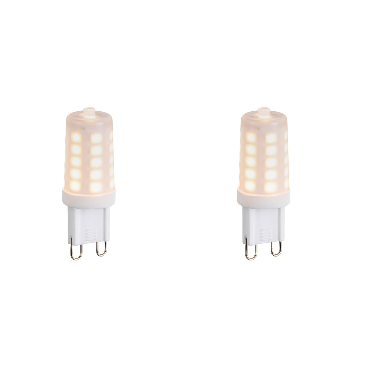 Set de 2 bombillas LED G9 regulables opal 1,2 W 100 lm 2200 K | Leroy ...