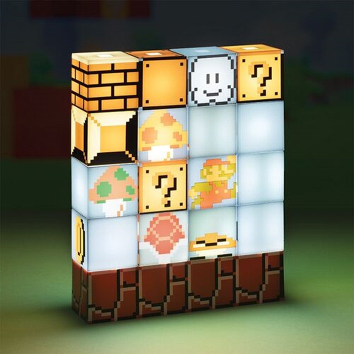 Lampara led paladone super mario bros 16 bloques | Leroy Merlin