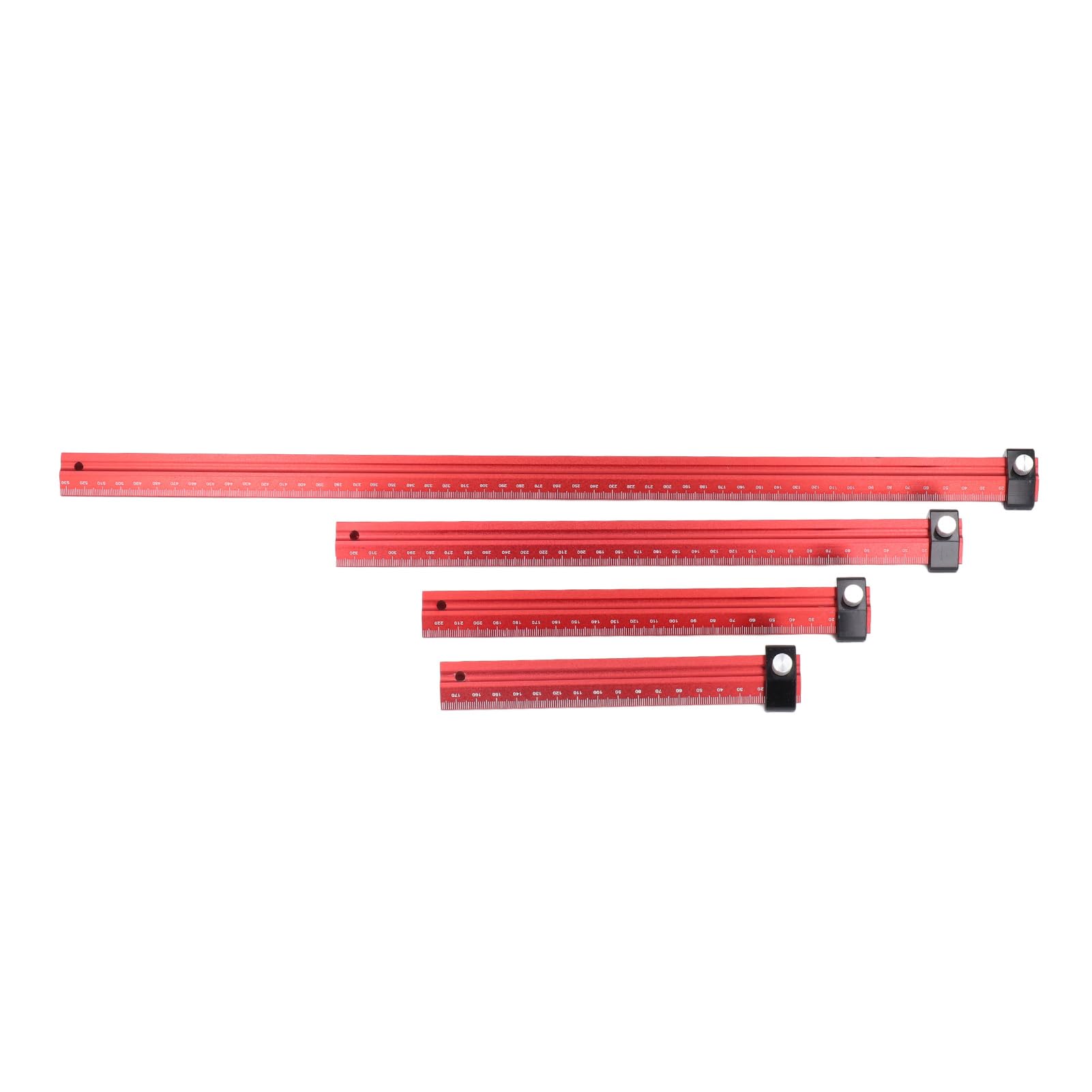 4 pièces règle droite en forme de V 4 6 8 10 pouces échelle double face ...