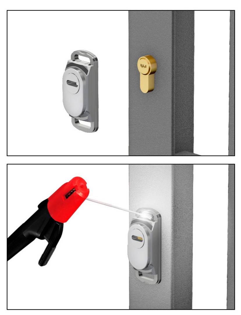 PROTECTEUR DE PROTECTION DE CYLINDRE EN ACIER INOXYDABLE SOUDÉ SG 35 ...