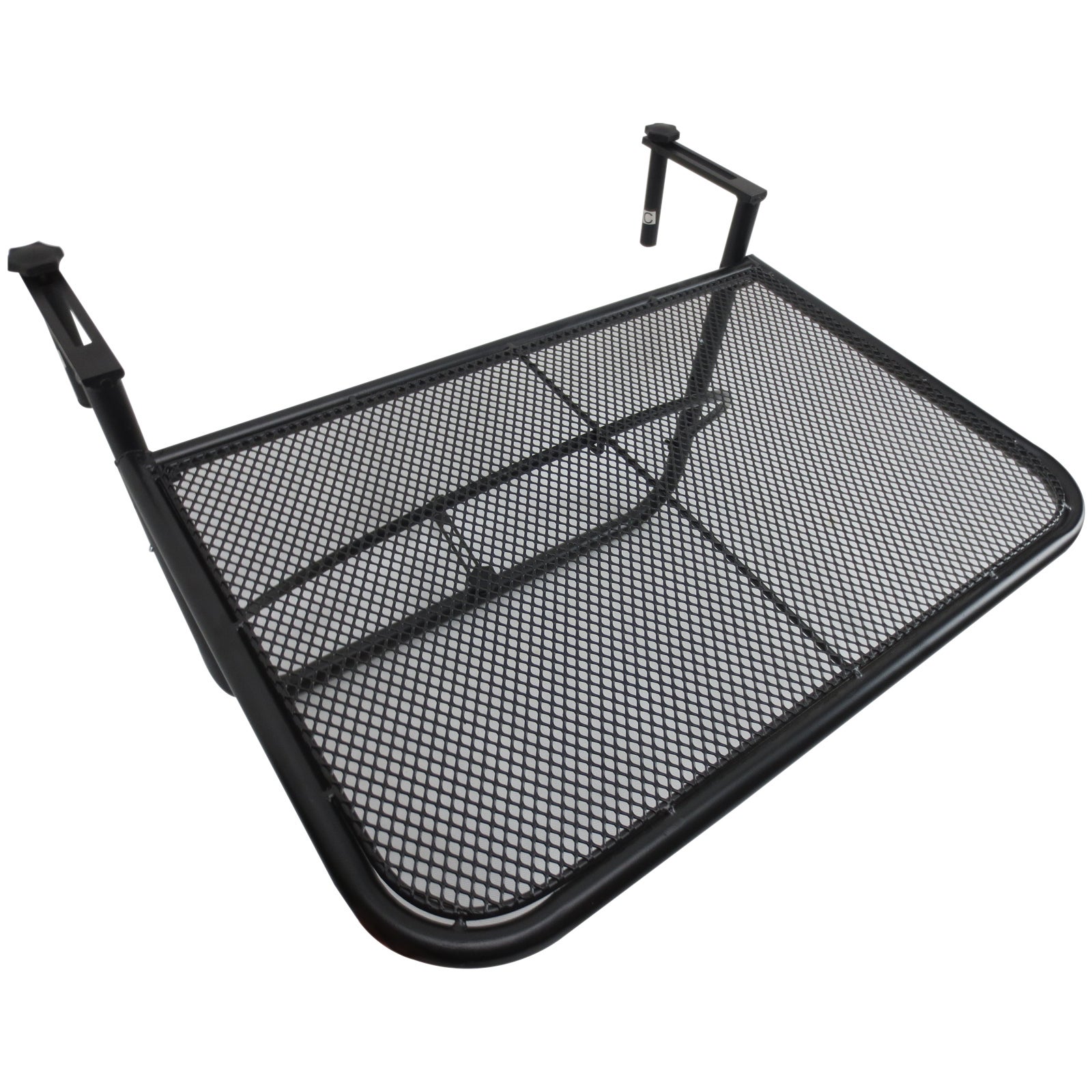 Outsunny Table d'appoint réglable en hauteur pour rambarde de balcon ...