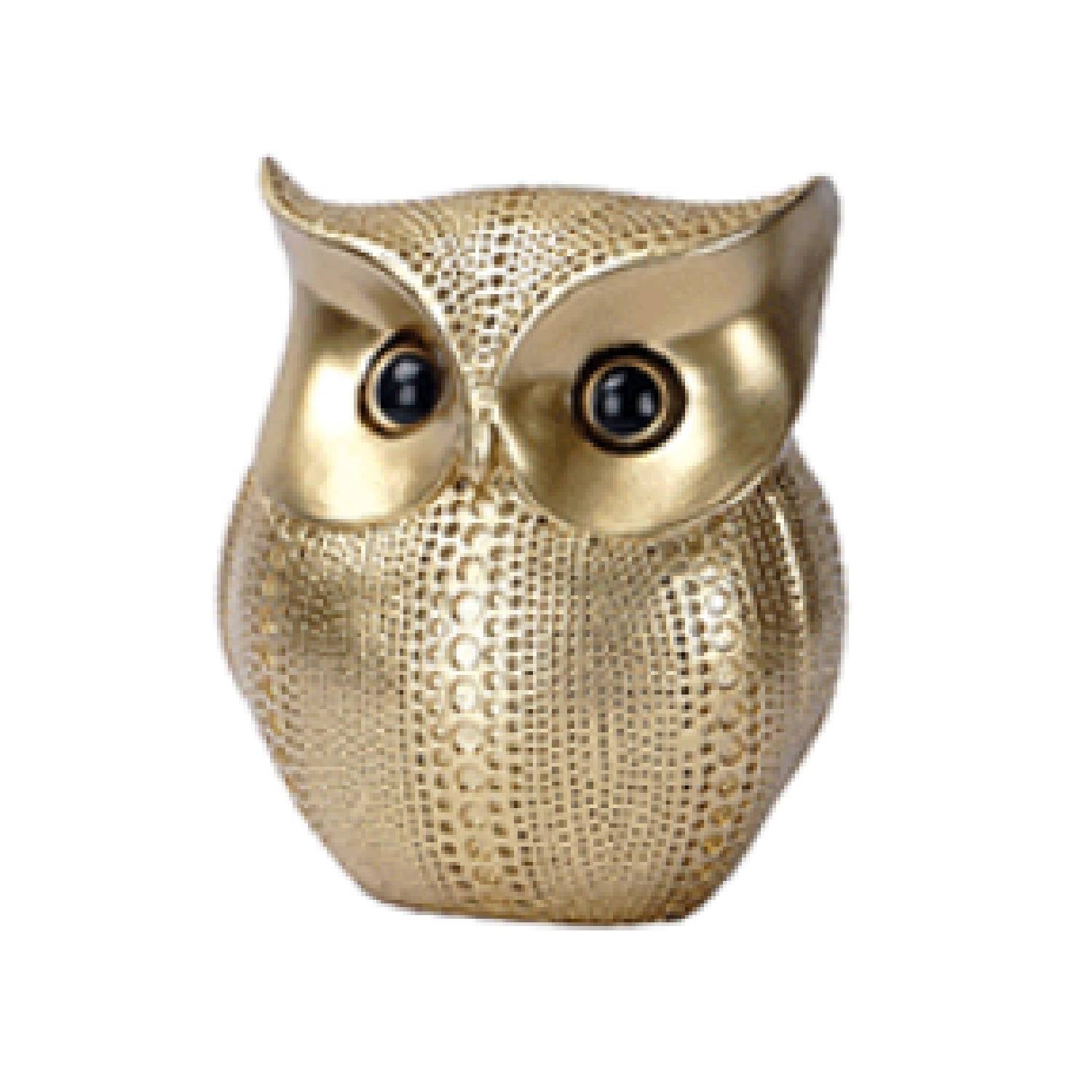 Ornement hibou - or, décorations créatives en résine, décorations de ...