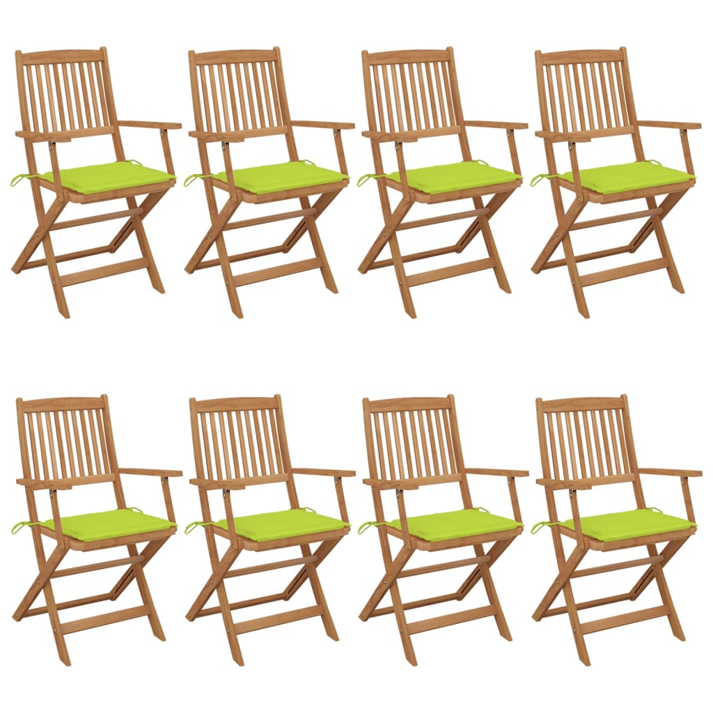 Lot de 8 Chaises pliables de jardin | Siège de Terrasse | Chaise d ...