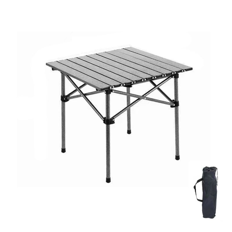 Table de camping pliante portative, table carrée de camping portative ...