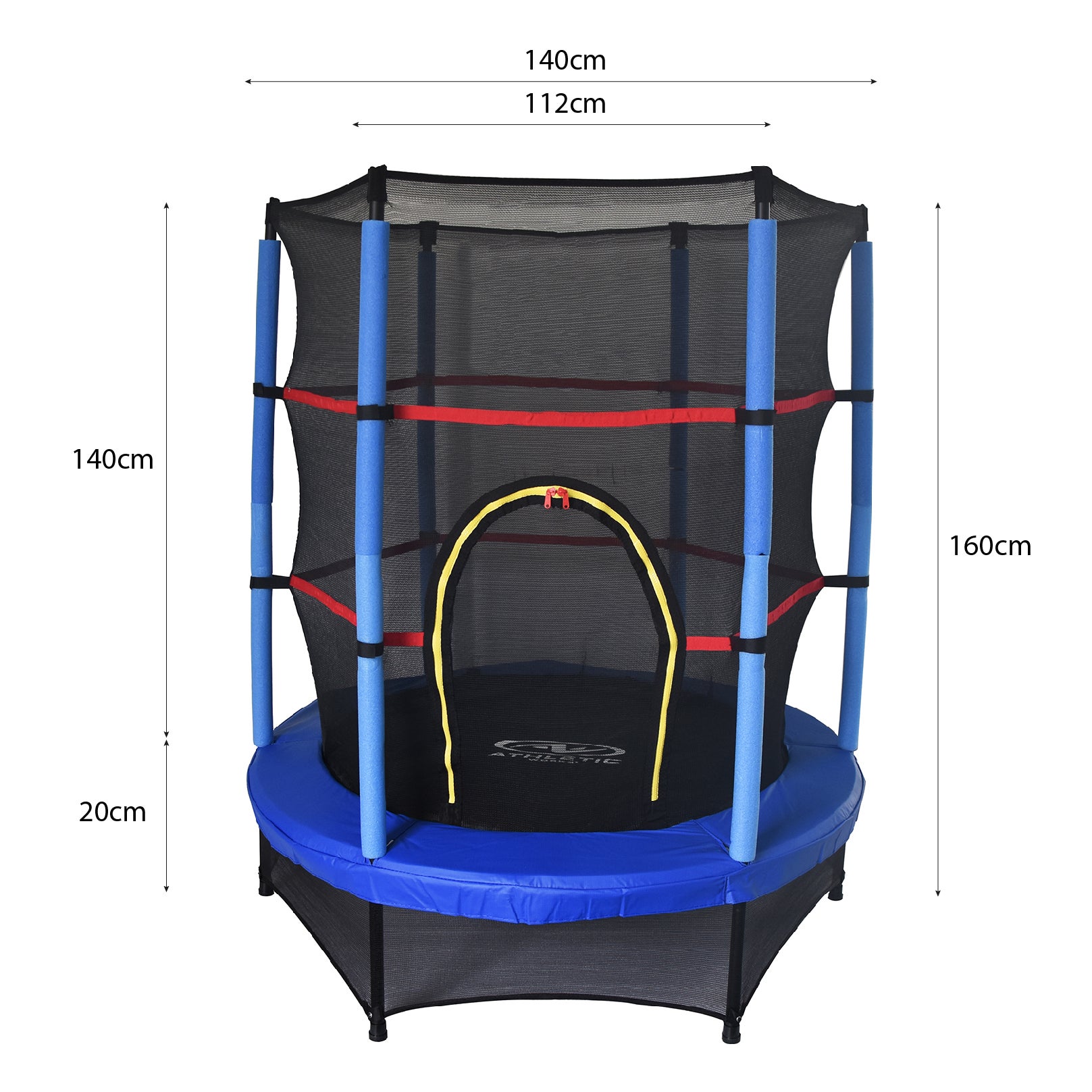 Cama Elástica para Niños Outdoor Toys Happy Jump Blue Ø140x160 cm ...
