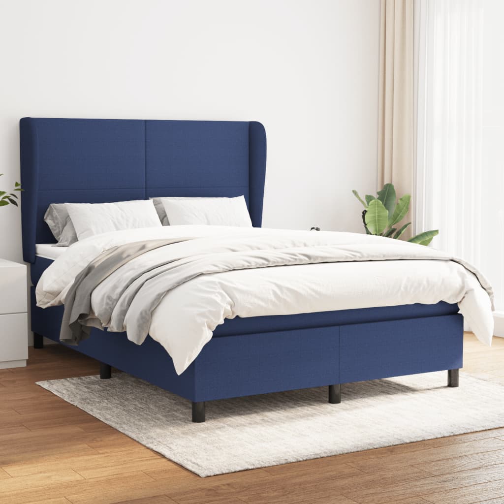 Cama matrimonial | Cama para adultos | Cama box spring con colchón tela ...