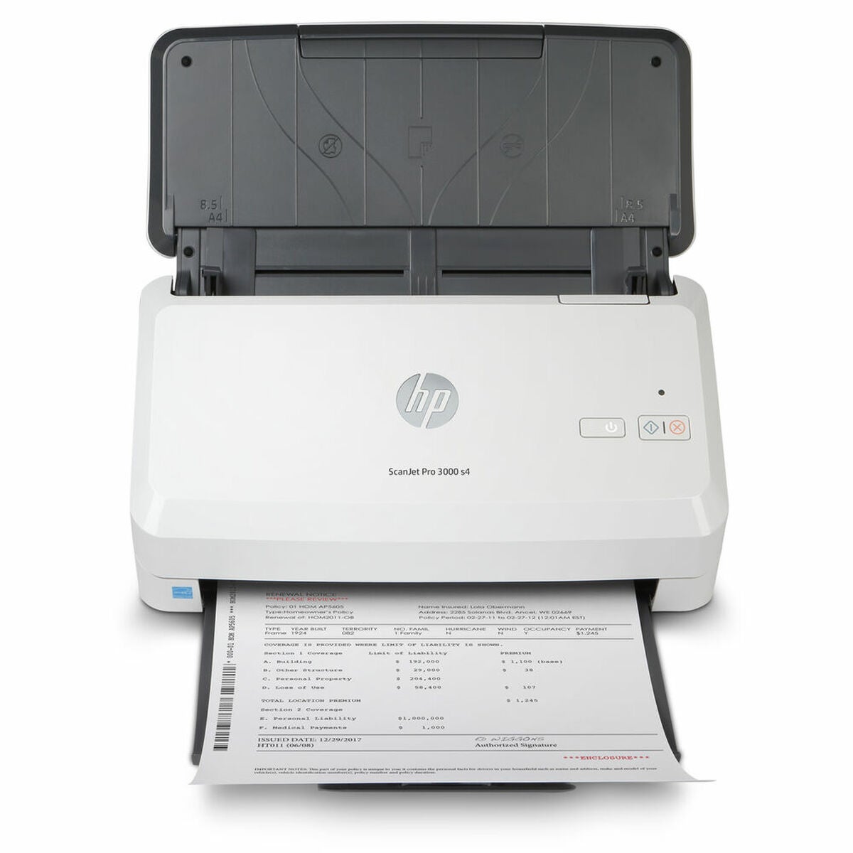 HP ScanJet Pro 3000 s4 (Scanner, Einzelblattzufuhr, 50-Blatt ADF, USB ...