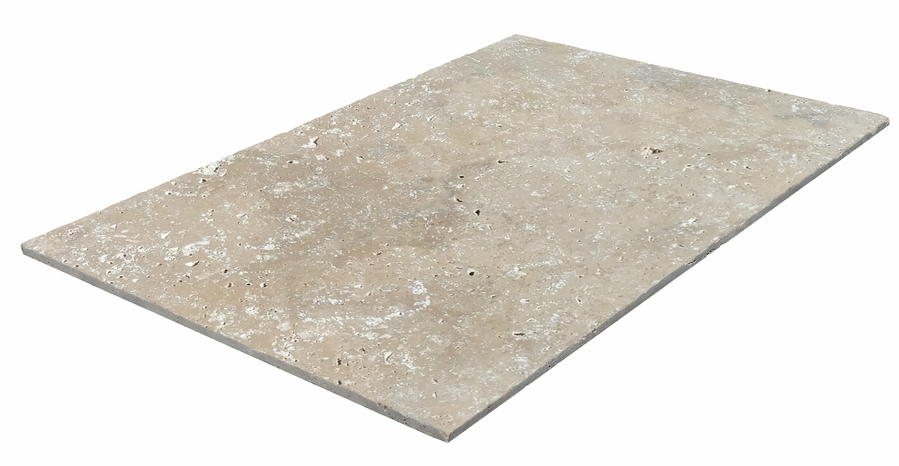 Carrelage Travertin Premier Choix - Mix Beige - 61x91x1,2cm - Vieilli ...
