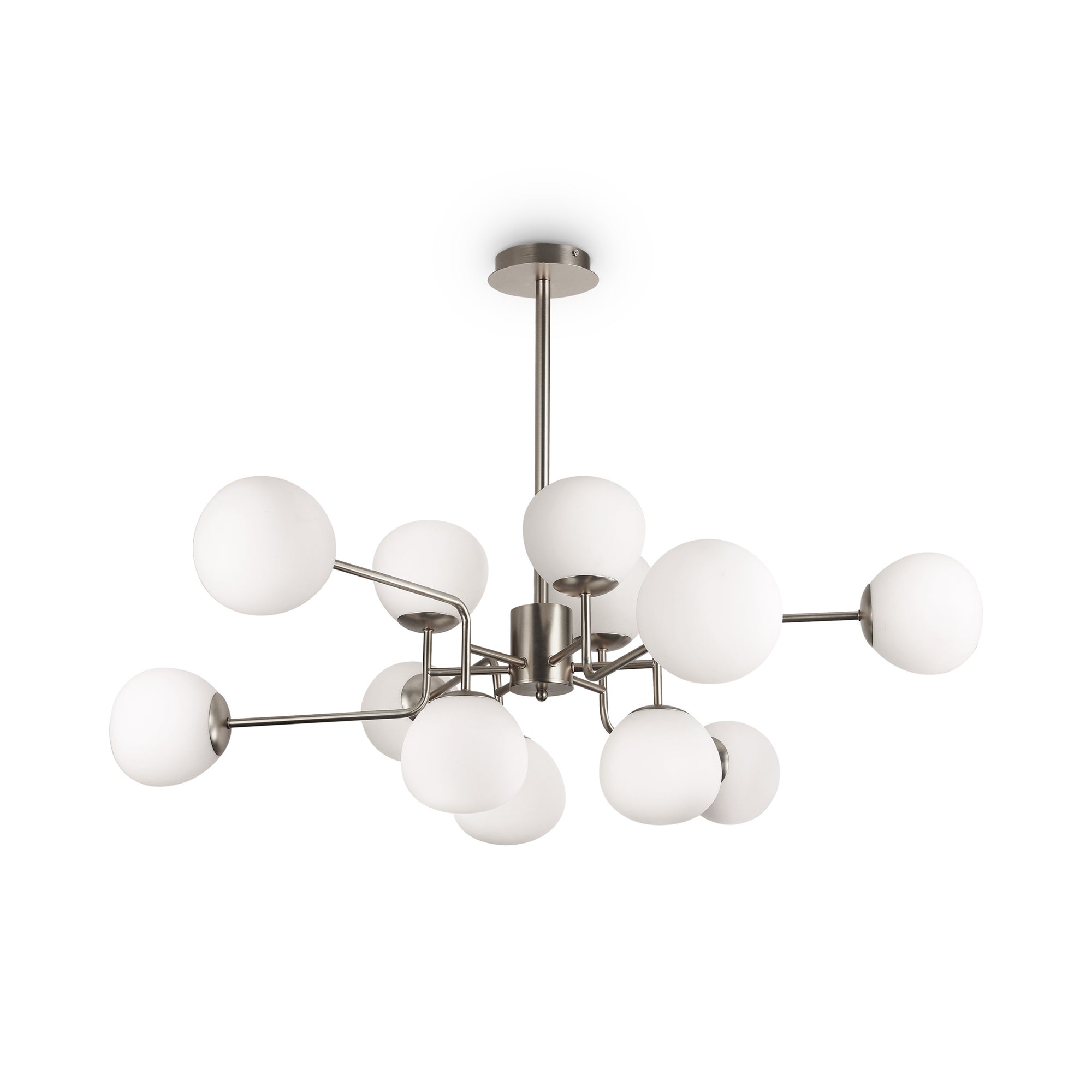 Lampadario Moderno Erich Nickel Metal IP 20 AC 220-240 40 W per cucina ...