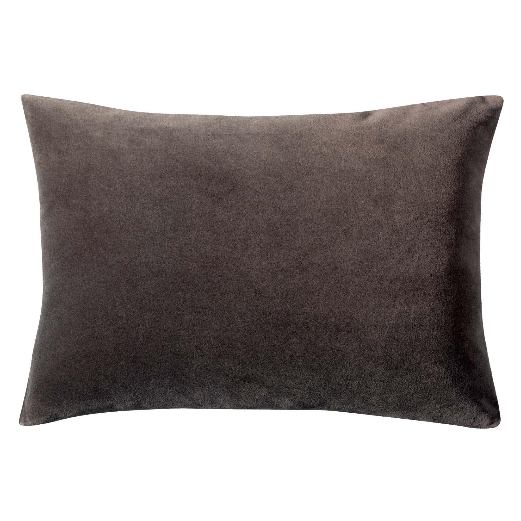 Coussin uni Elise cacao 40 x 65 cm Vivaraise | Leroy Merlin
