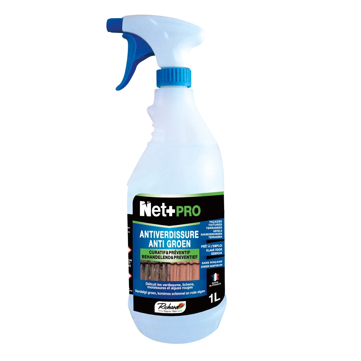 Net+ Pro Antiverdissure - 1 Litre Spray | Leroy Merlin