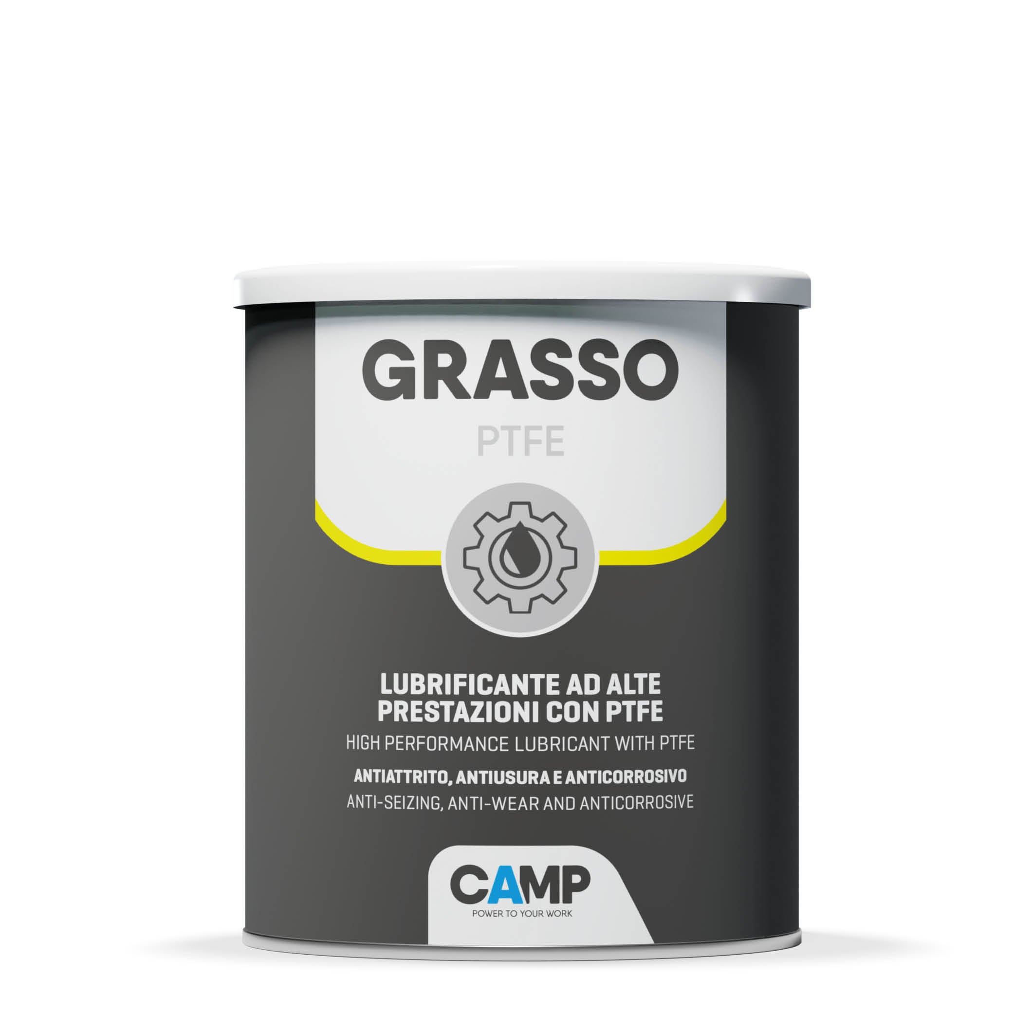 Camp GRASSO PTFE, Grasso lubrificante sintetico a base di PTFE ad alte prestazioni, Effetto anti ...