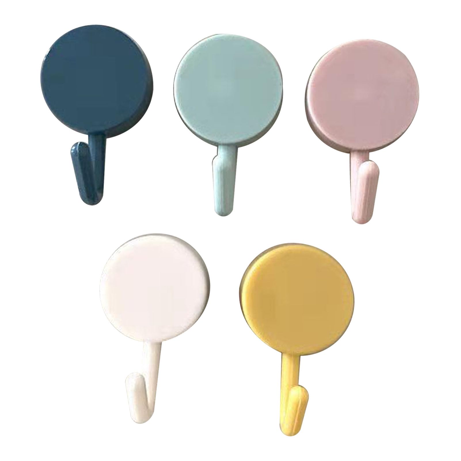 Lot de 5 crochets muraux ronds, robustes, polyvalents et élégants ...