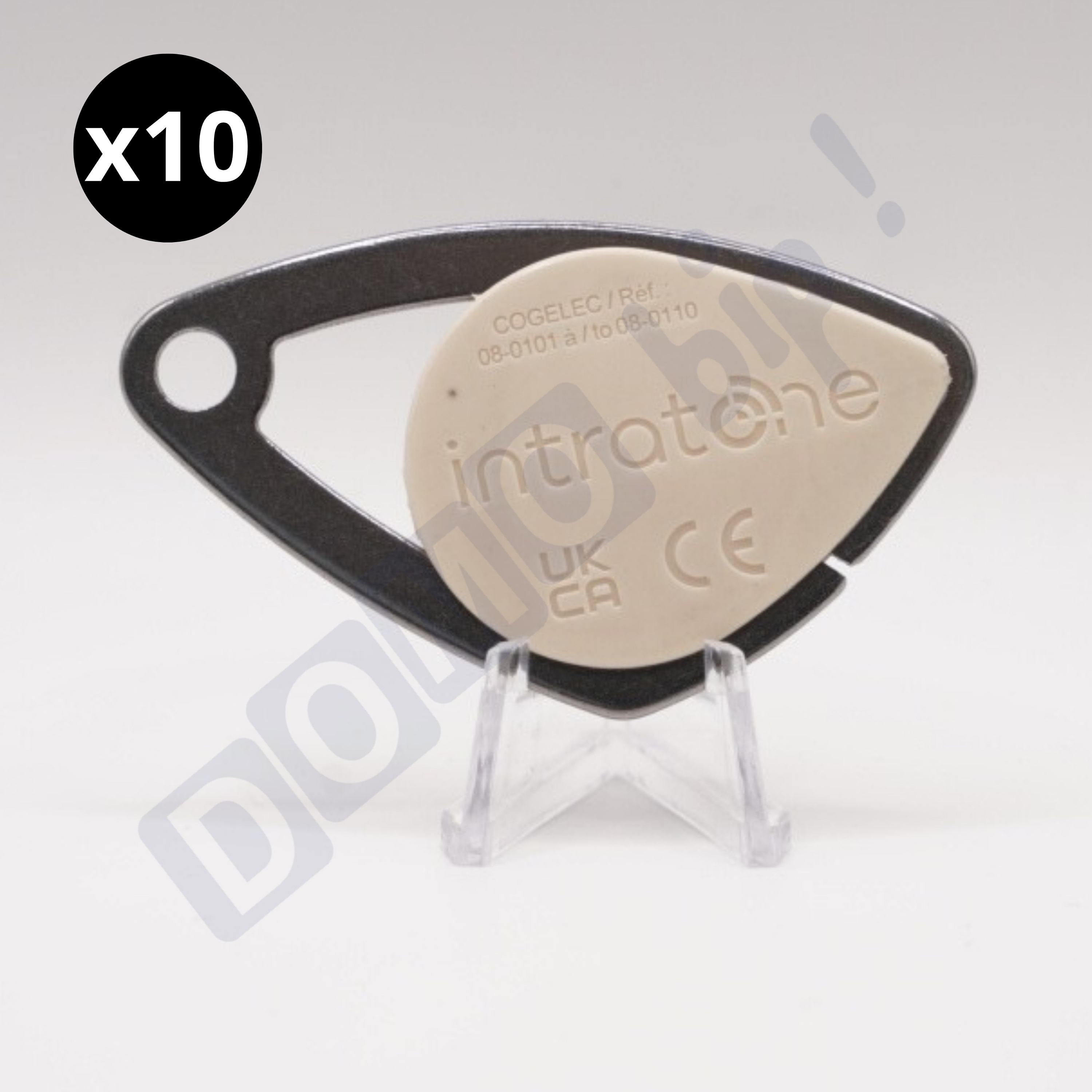 Lot de 10 Badges Intratone Ivoire - Contrôle d'Accès Sécurisé ...