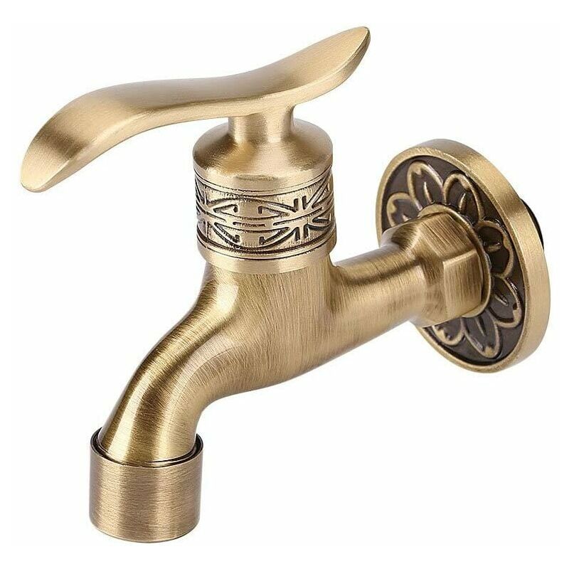 Robinet de joint tout en cuivre Robinet antique de style européen à ...