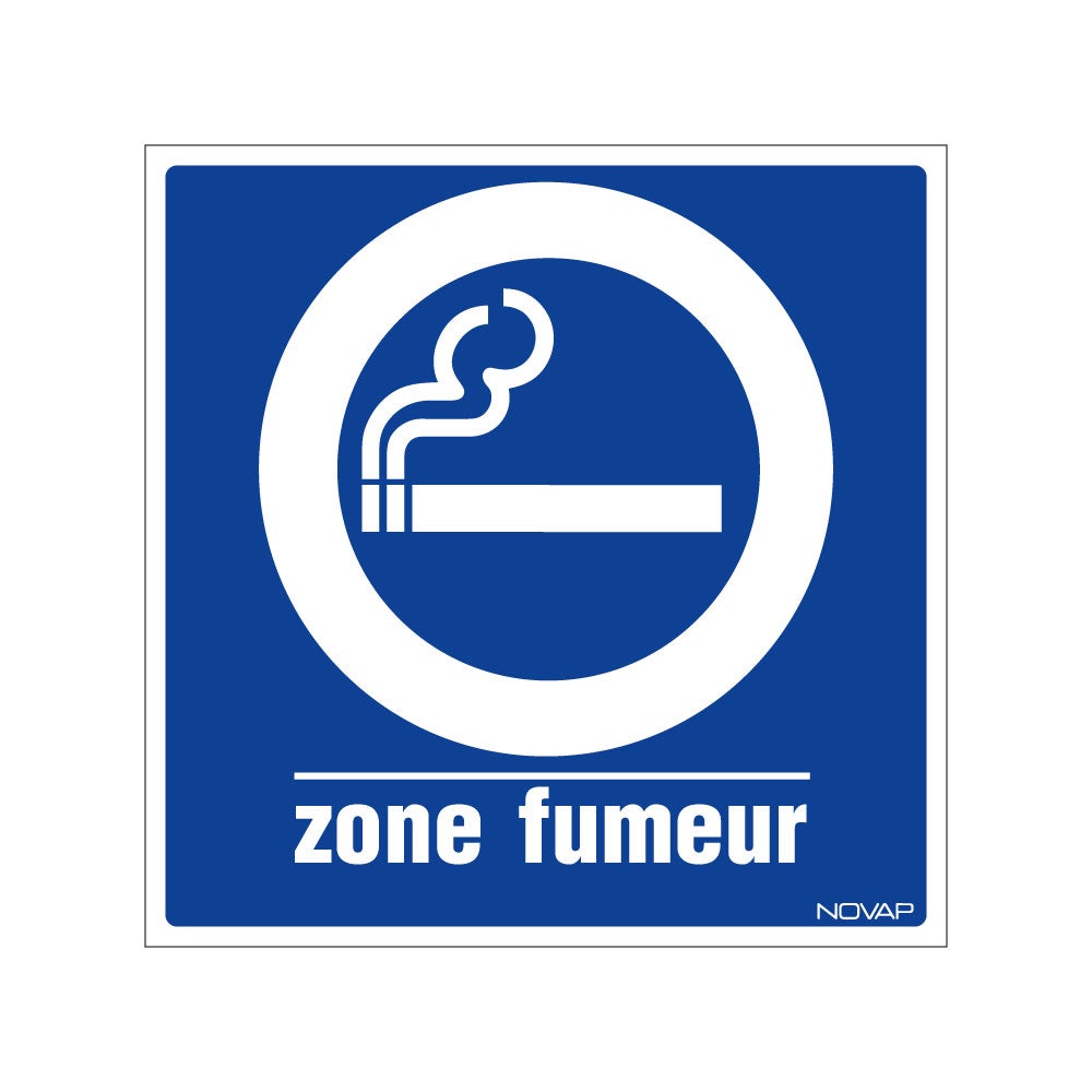 Panneau Zone fumeur - Rigide 200x200mm - 4220185 | Leroy Merlin