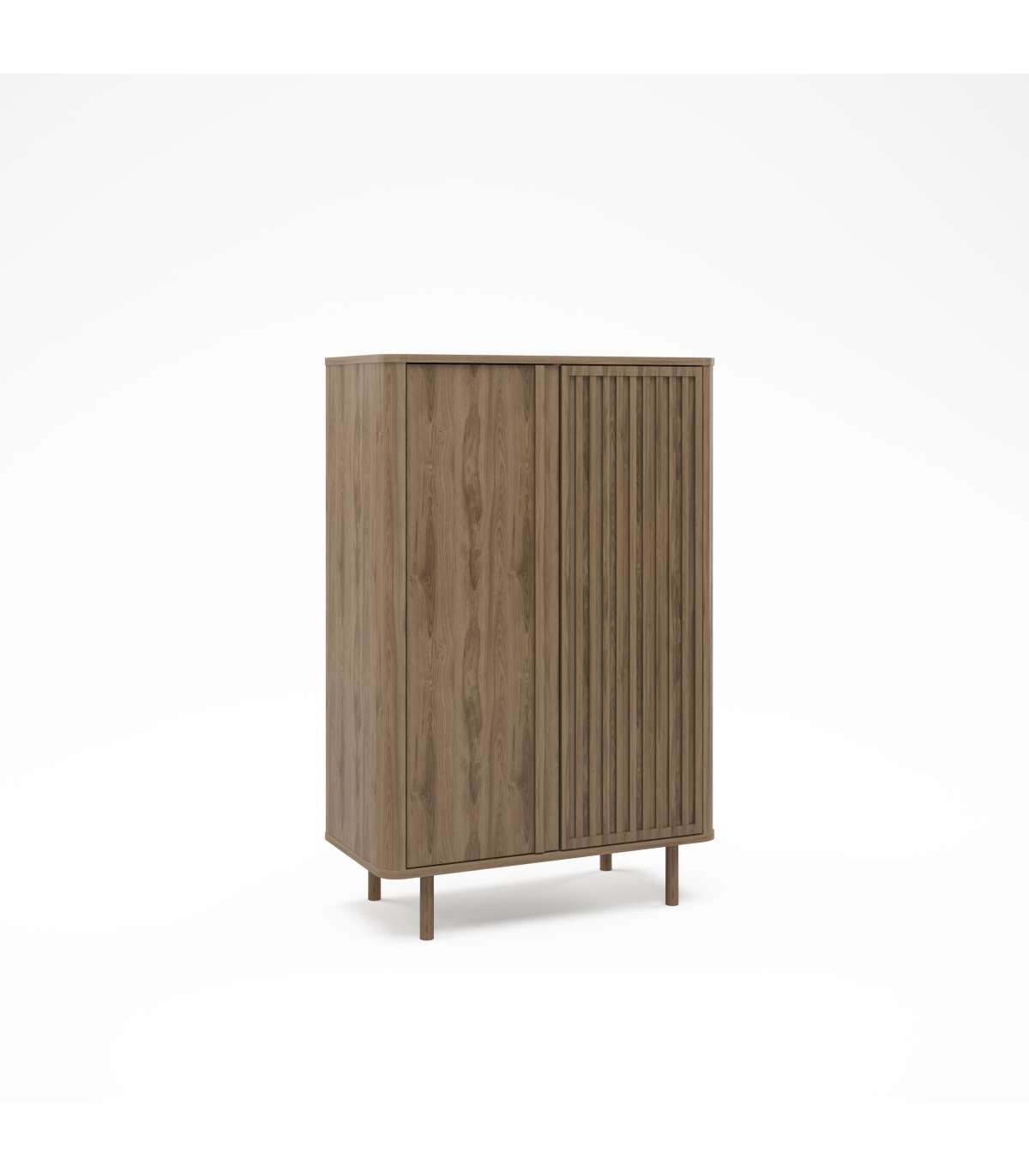 Mueble auxiliar 2 puertas abatibles md-Víctor acabado roble-ud. 130cm ...