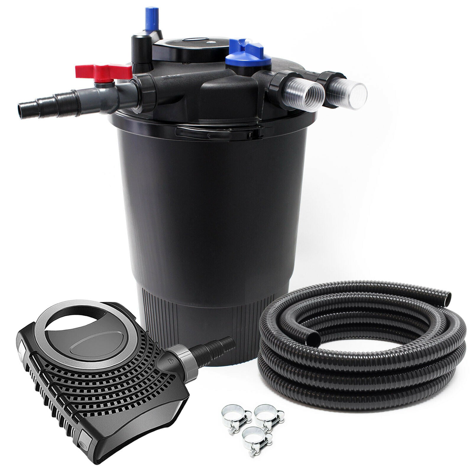 Kit set bassin 60000 litres 55 watts UVC pompe 6000 l/h tuyau 5 m kit ...
