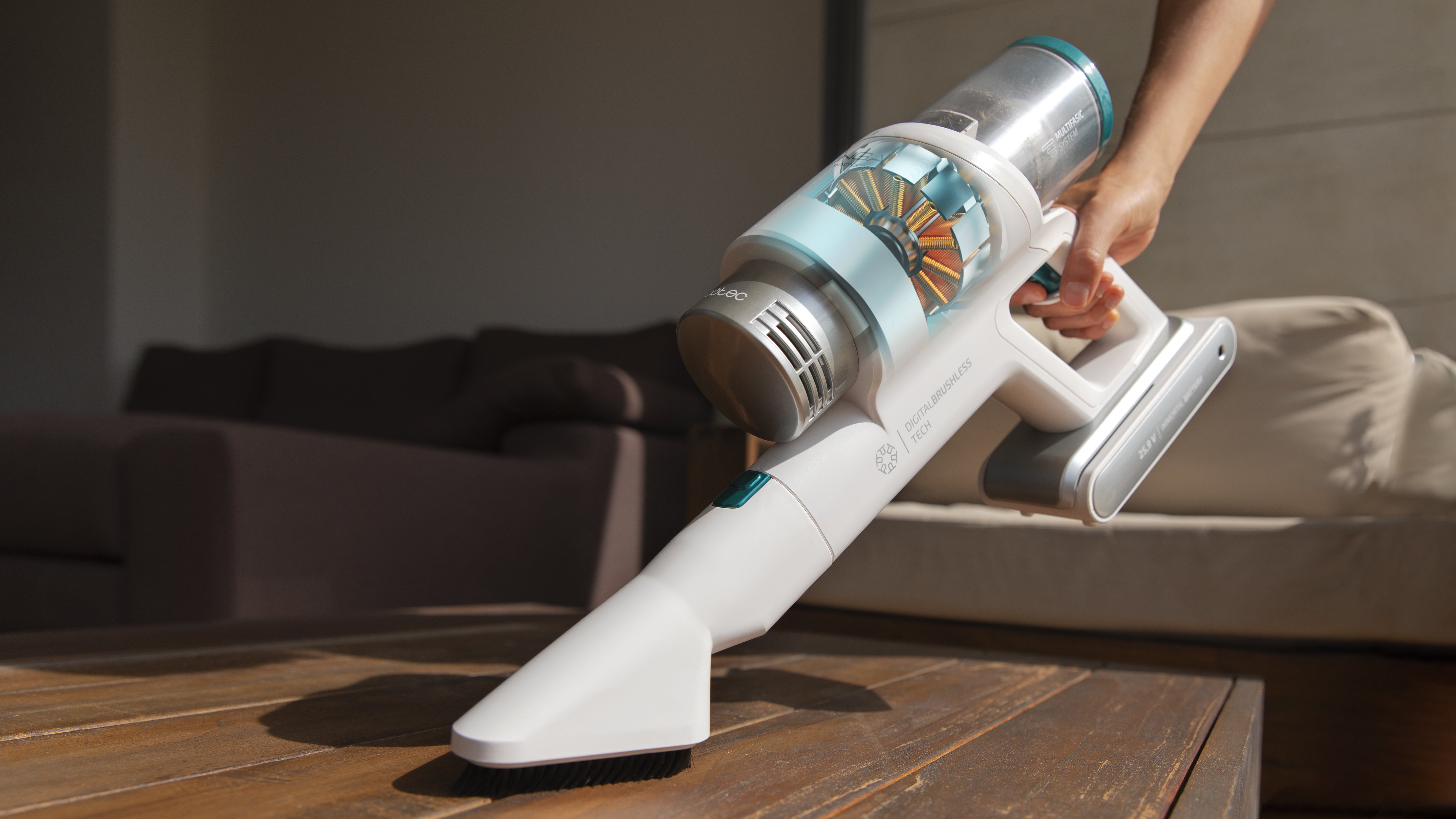 Cecotec Conga RockStar 200 Vital ErgoFlex Sin bolsa 300 W Verde Blanco ...