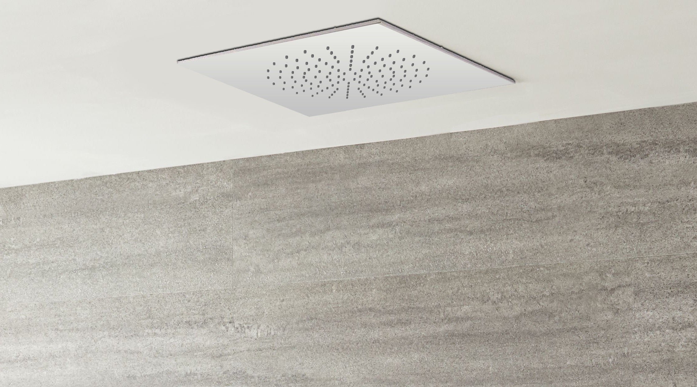 Pomme de tête Spirit métal à encastrer Chrome | Bricoman