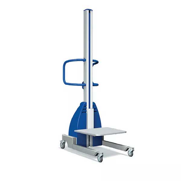 Chariot gerbeur semi électrique avec plateau 525x470mm - Levée 2035mm ...