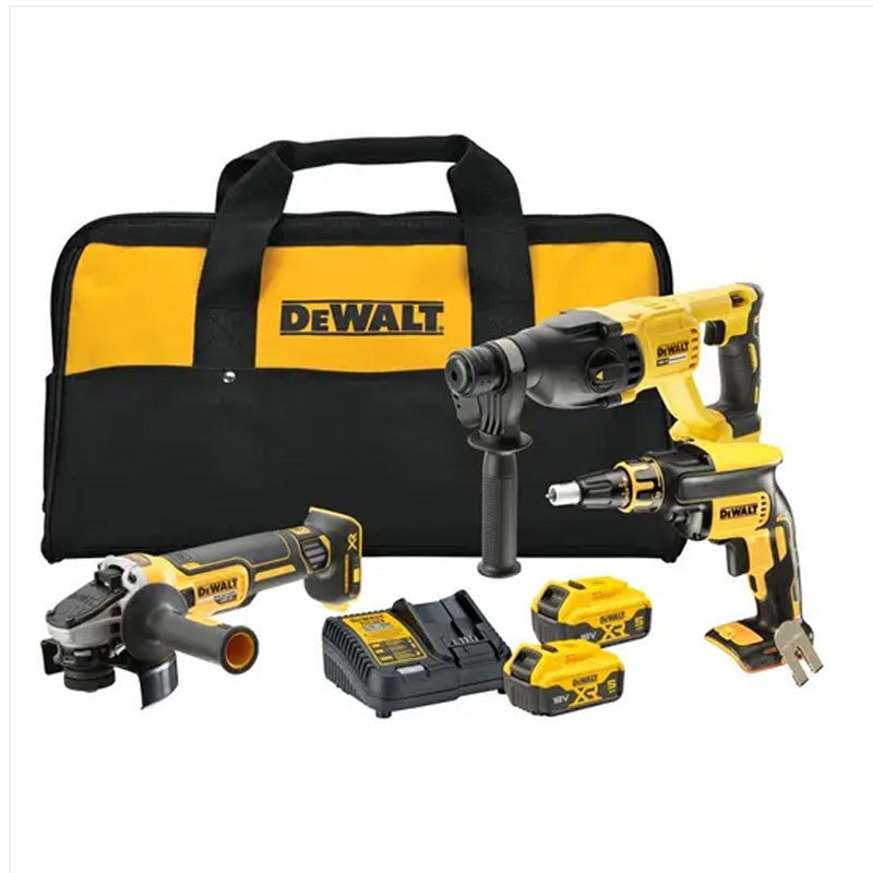 Kit 3 outils XR 18V 5Ah sin escobillas DEWALT Atornillador DCF620 ...