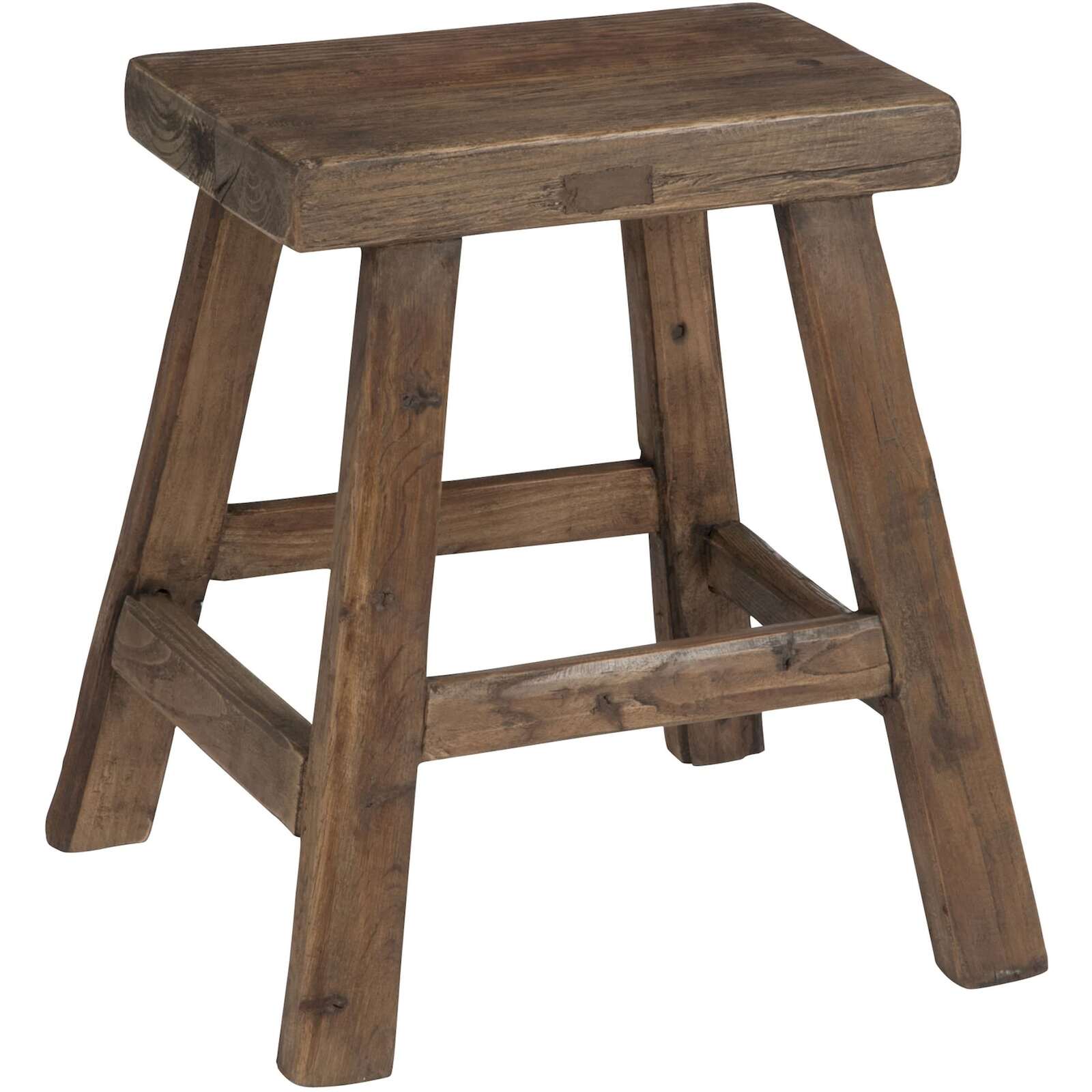 Tabouret Kakaska en Bois 41 x 38 x 45 cm Brun | Leroy Merlin