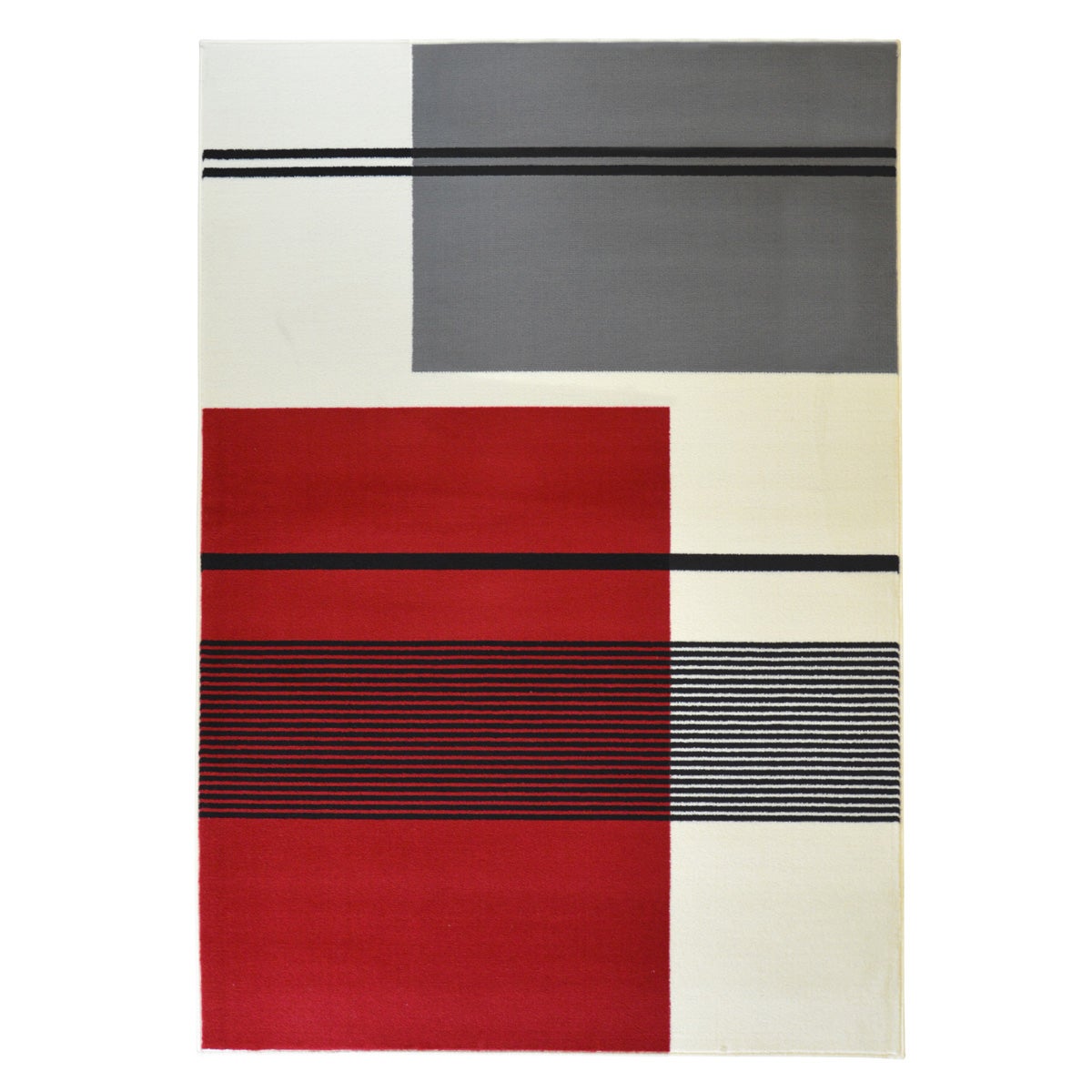 Tappeto moderno salotto POSITANO ROSSO cm.160X225 | Leroy Merlin