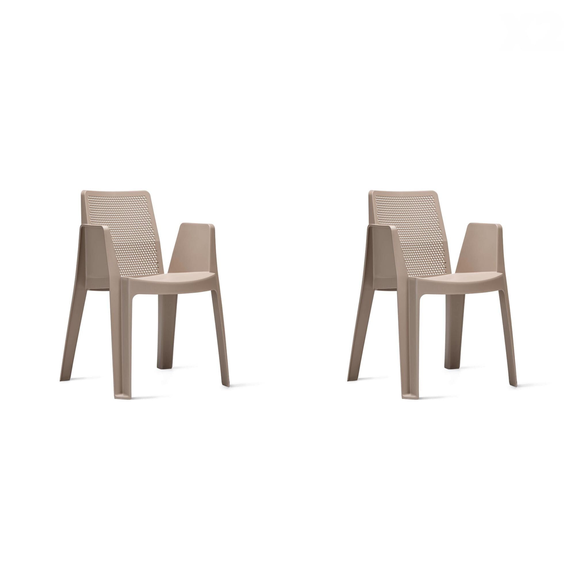 Set 2 fauteuils intérieur, extérieur sable PLAY garbar | Leroy Merlin