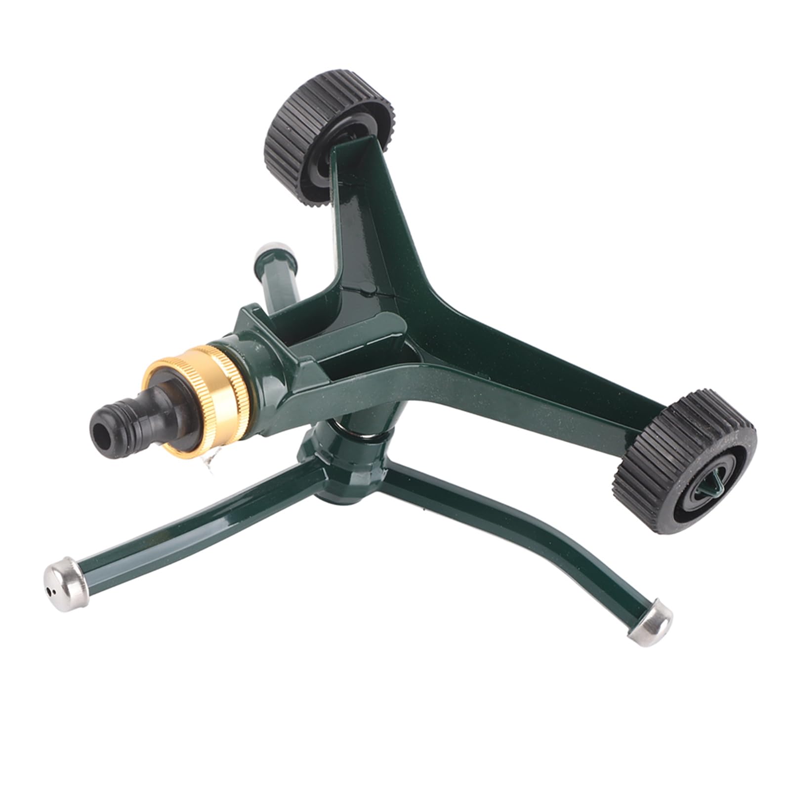 Aspersor de tres brazos de metal con conector G3/4, aspersor giratorio ...