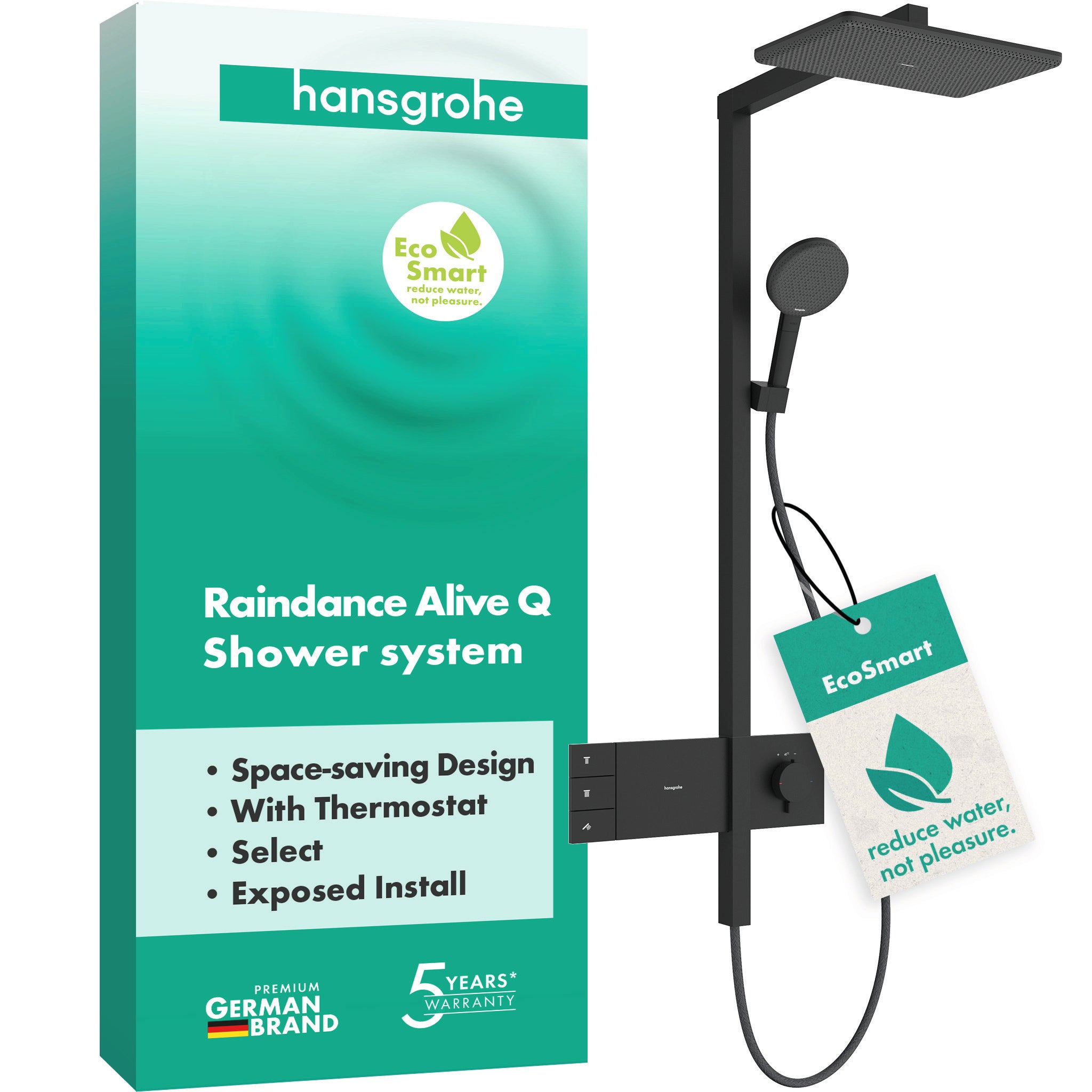 Hansgrohe Raindance Alive Q système de douche 210/340 2jet EcoSmart ...