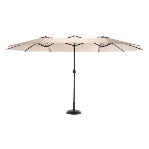 Parasol extérieur double face rectangulaire de 14,8 pieds avec ...