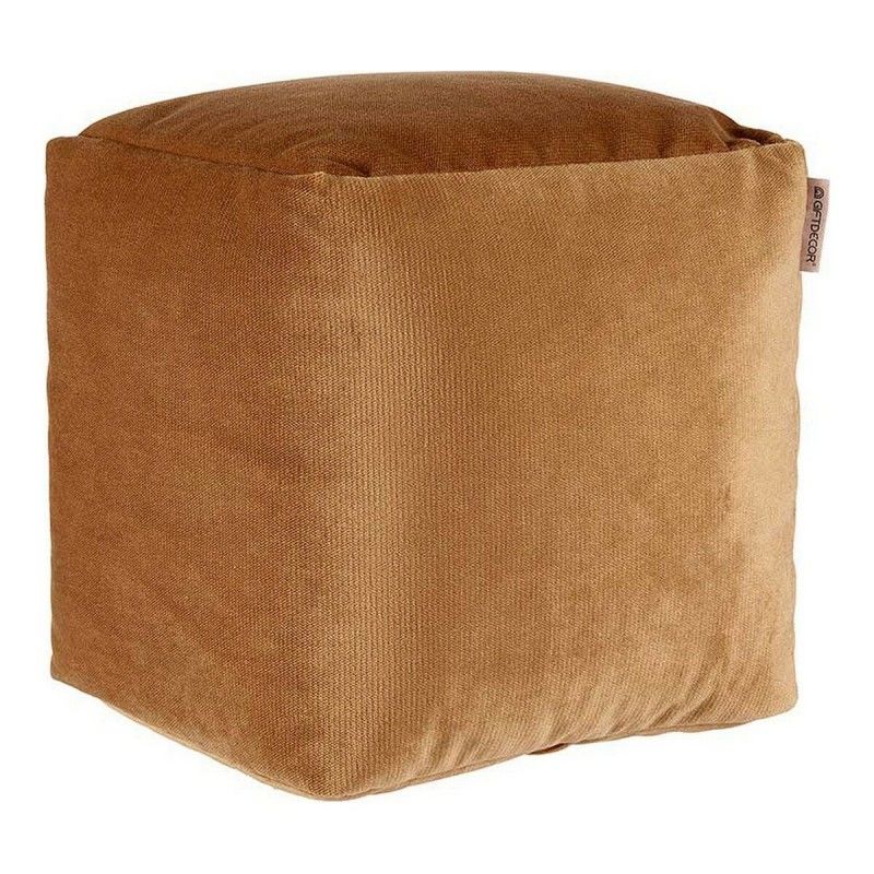 Puff Beige Poliéster Poliestireno (30 x 30 x 30 cm) 8430852900708 ...
