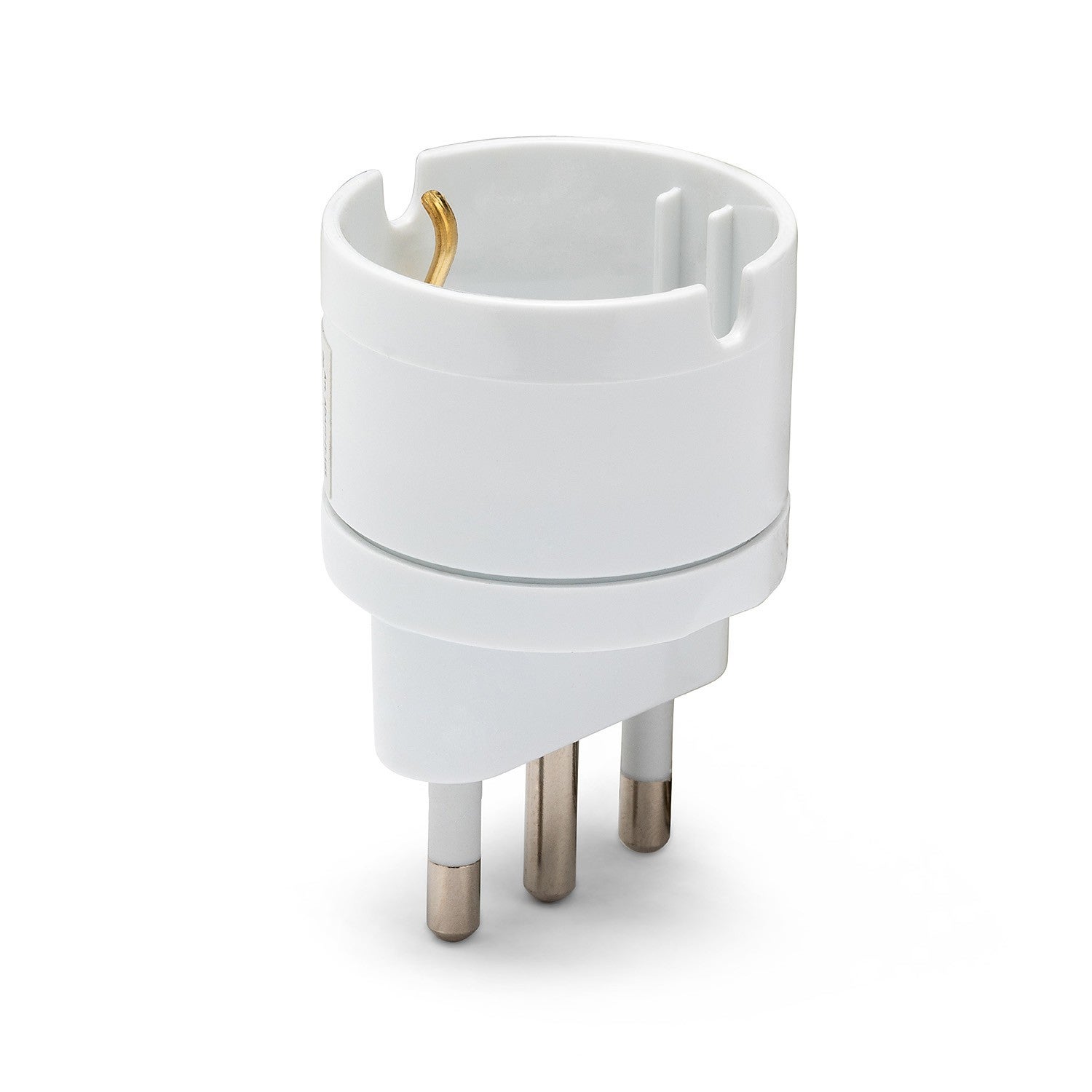 Adaptateur italien: prise Schuko vers grosse fiche 16A | Leroy Merlin