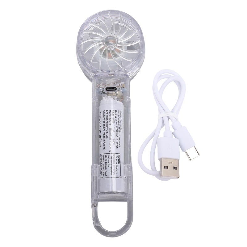 Ventilador portátil mini con 3 velocidades y función de enfriamiento ...