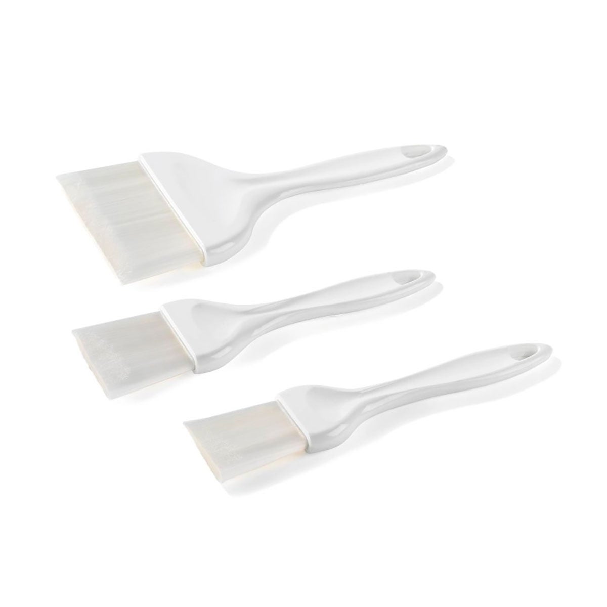 Pincel pastelero PUJADAS® 3,8 cm, cerdas nylon blancas, mango plástico ...