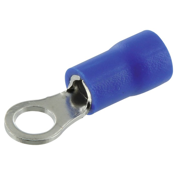 Cosse pré-isolée - Ronde - Dhome - Section de 1,5 à 2,5 mm² - diamètre 4,3 mm - Bleu - Sachet de ...