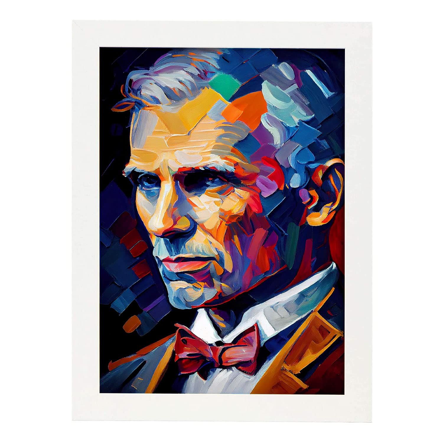 Nacnic Henry Ford Affiche En Style Portrait En Couleur Illustrations De ... Nacnic Henry Ford Affiche En Style Portrait En Couleur Illustrations De ...