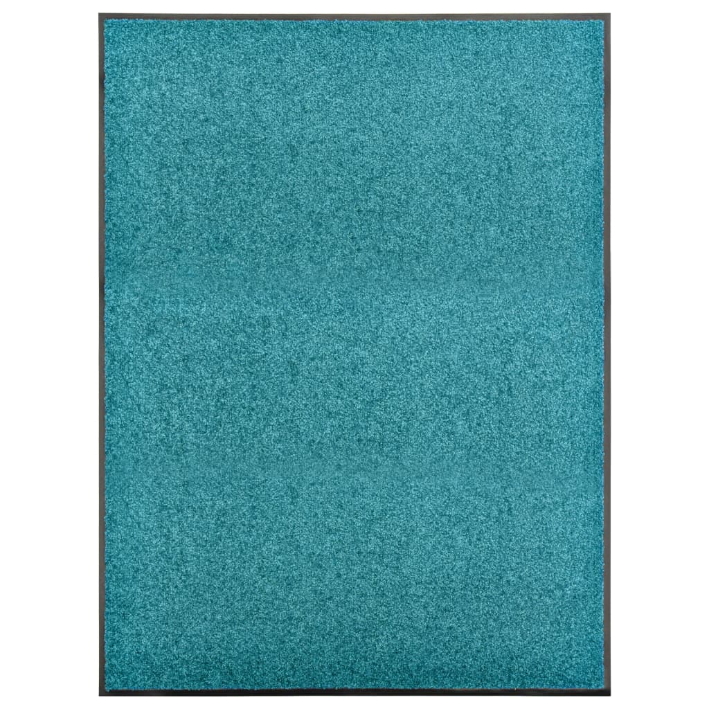 Maison Exclusive - Paillasson lavable Cyan 90x120 cm | Leroy Merlin