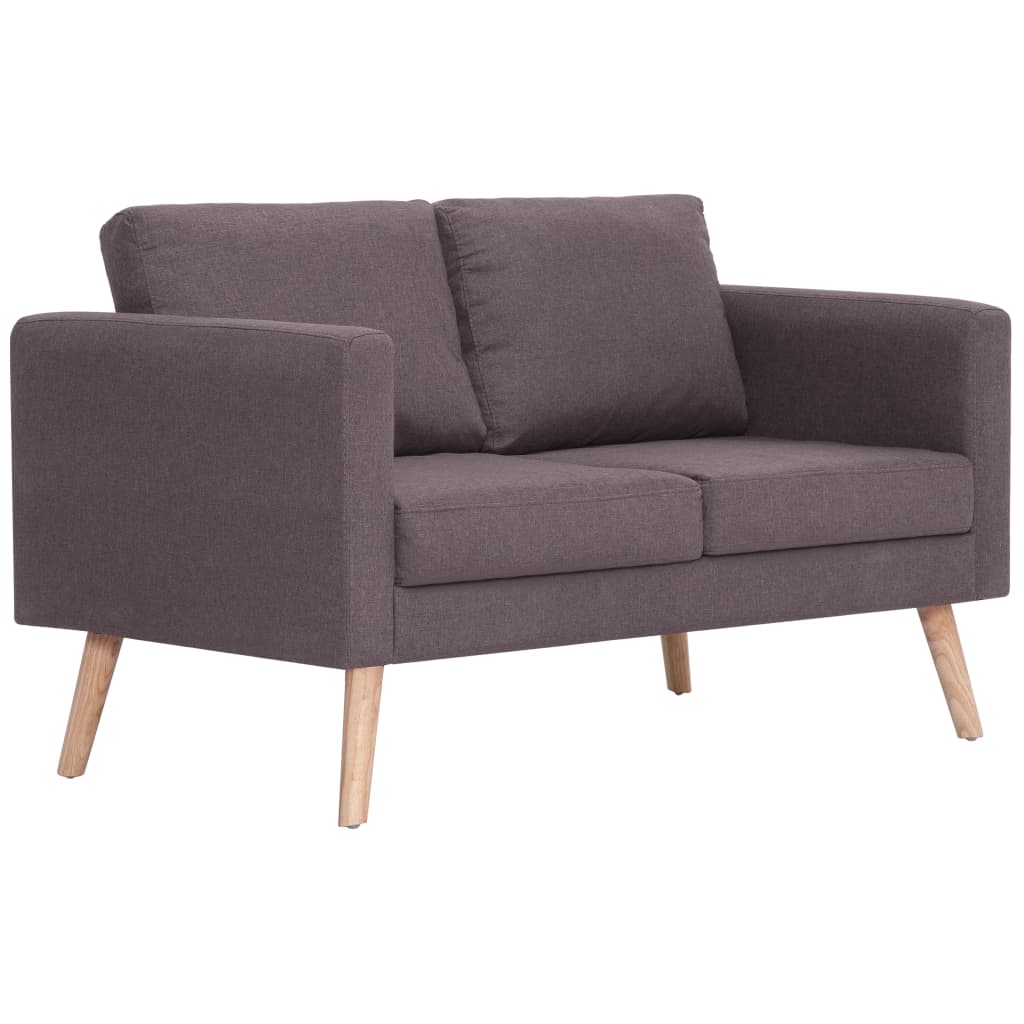 Sofá de 2 plazas | Sofá de salón | Sofá de descanso de tela color gris ...
