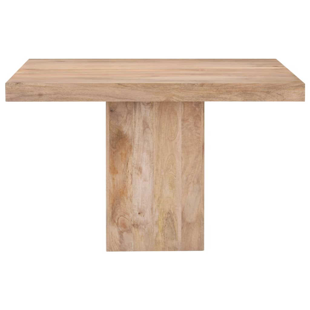 Table à manger en bois de manguier massif 120x120x77 cm | Leroy Merlin