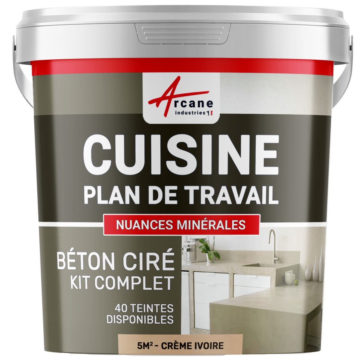 Microcemento cucina: per piano di lavoro e pavimento della cucina ...