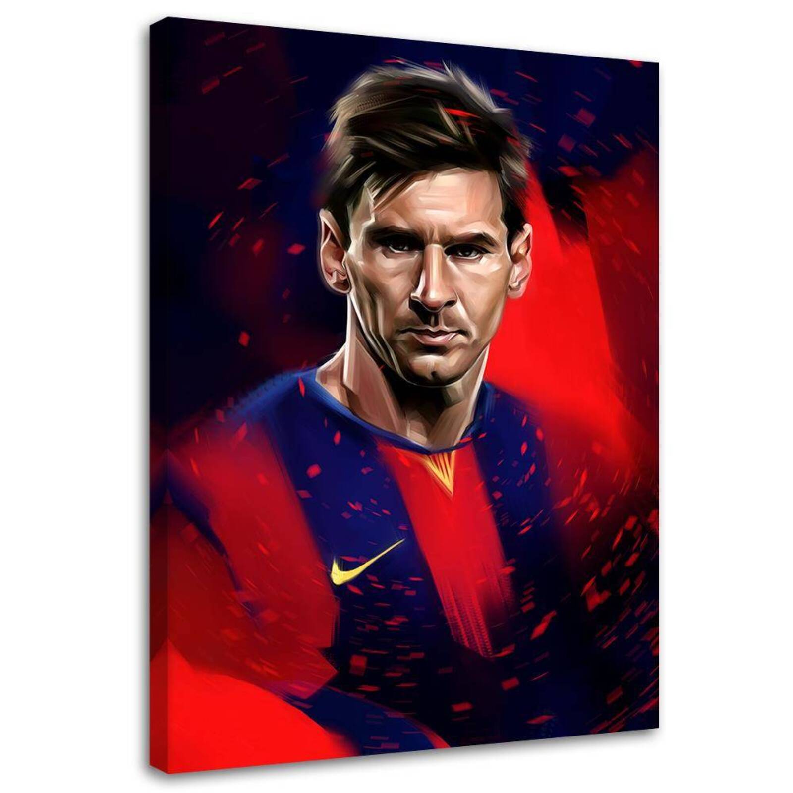 Tableau football portrait de Lionel Messi - 40 x 60 cm | Leroy Merlin
