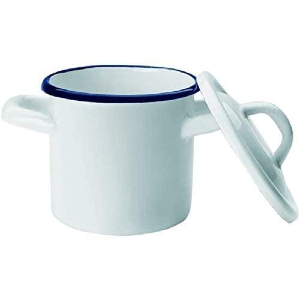 Olla mini con tapa blanca 10 cm | Leroy Merlin