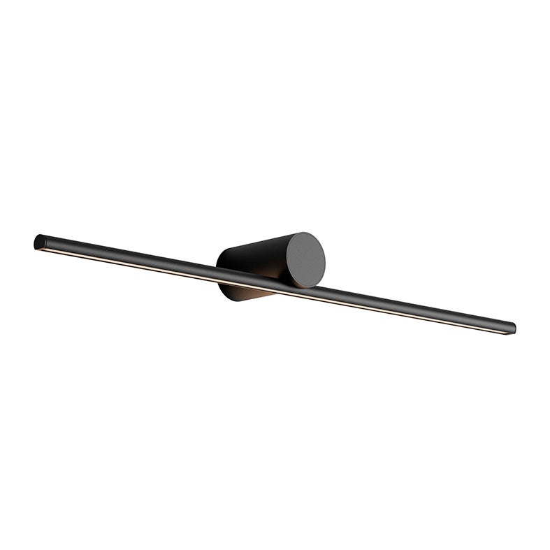 Aplique LED de pared Daisho 6W IP54 3000K CRI90 Negro - Grupo Rossini ...